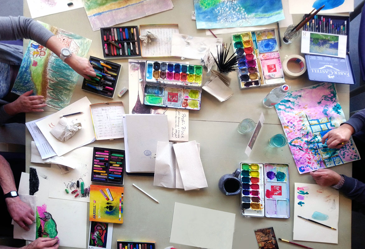 Einzel- und Gruppentherapie | Kunsttherapie Paderborn - Martina Schwierzke